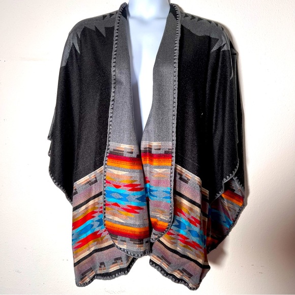 Jackets & Coats | Indigenous Native American Southwest Design Shawl ...